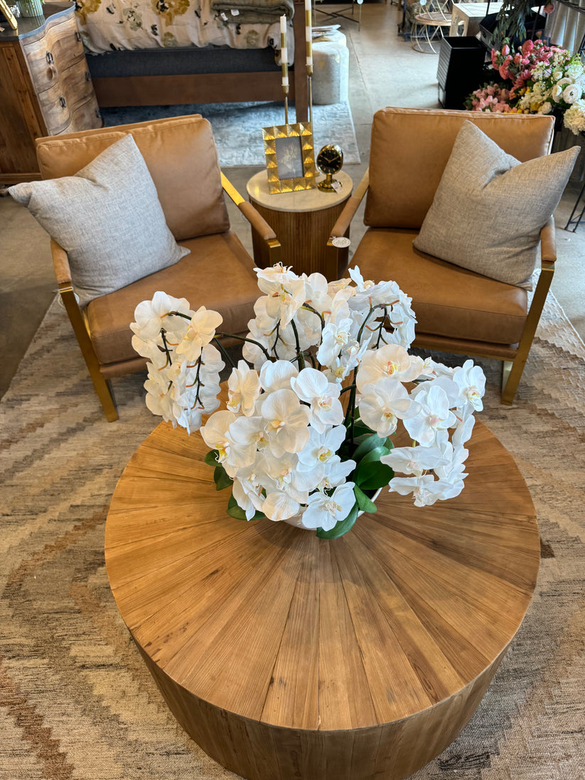 Ellen Round Elm Coffee Table – The Mint Julep